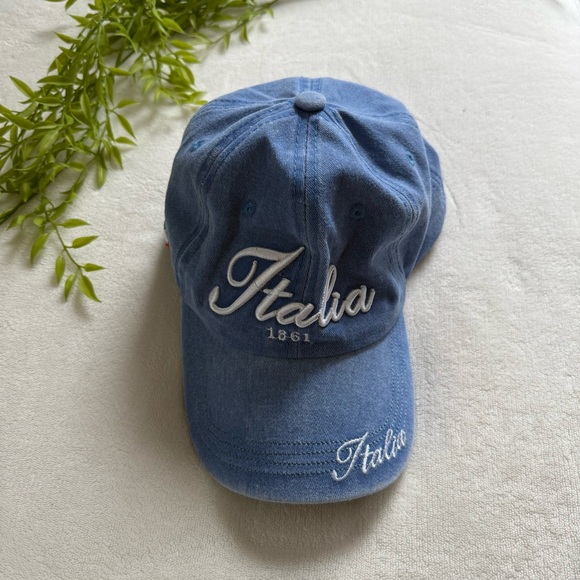 Italy | Accessories | Italy Nwot Blue Italia Baseball Cap | Poshmark